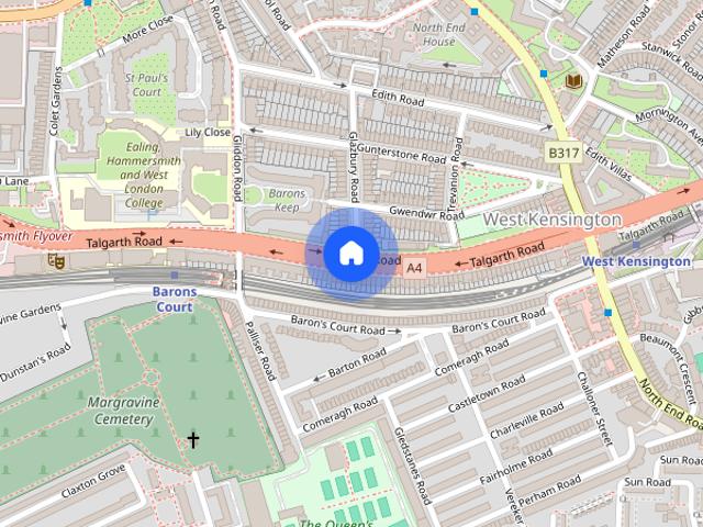 Talgarth Road, Barons Court, London