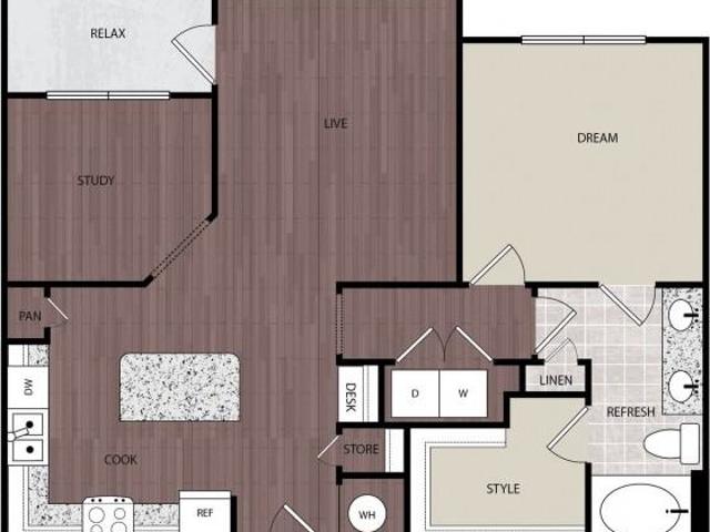 Tallgrass Village 2 Bedroom Apartment for Rent at 3350 Amador Rd, Fort Worth, TX 76177