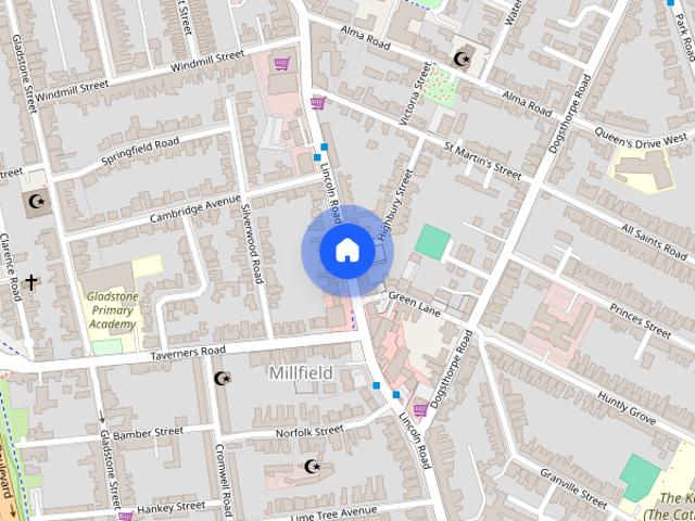 Taverners Hall, Lincoln Road, Room 7, PE1