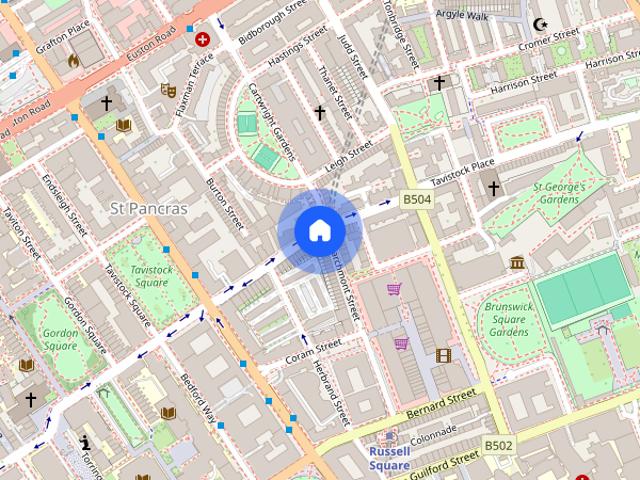 Tavistock Place, Tavistock Place