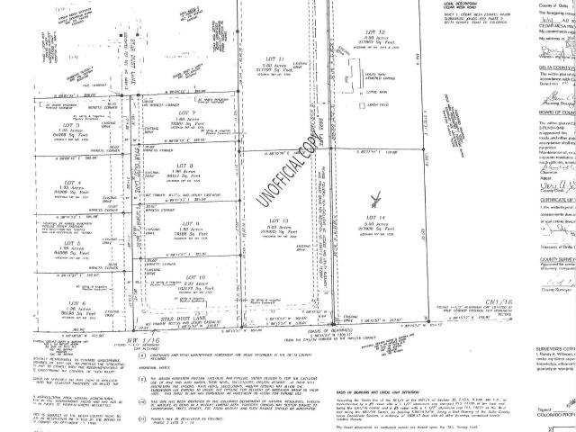 Tbd lot 14 Tbd Ln, Cedaredge, CO 81413 | MLS #829635