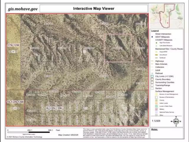 Tbd N N Backroad, Wikieup, AZ 85360 MLS 039513