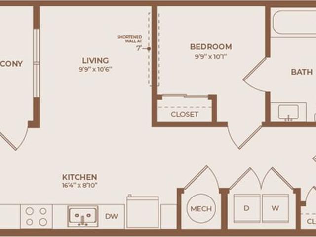 Tempo 1 Bedroom Apartment for Rent at 4500 Trueman Blvd, Hilliard, OH 43026