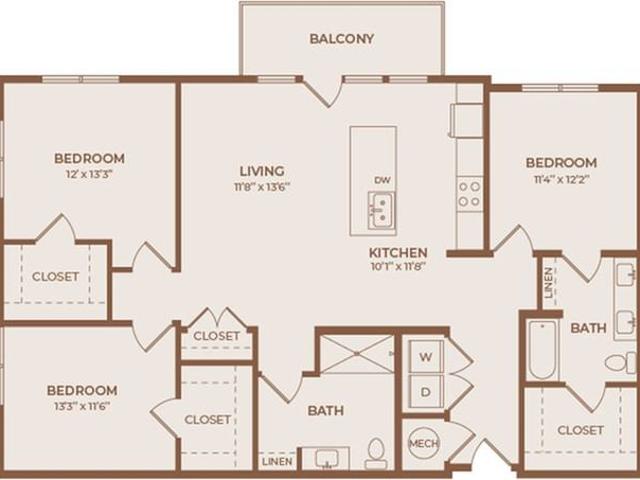 Tempo 2 Bedroom Apartment for Rent at 4500 4455 Condor Dr, Hilliard, OH 43026