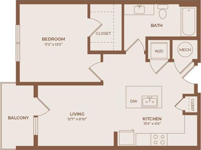Tempo 2 Bedroom Apartment for Rent at 4500 Trueman Blvd, Hilliard, OH 43026