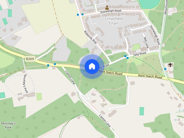 Tenchleys Park, Kent Hatch Road Limpsfield Chart, Oxted