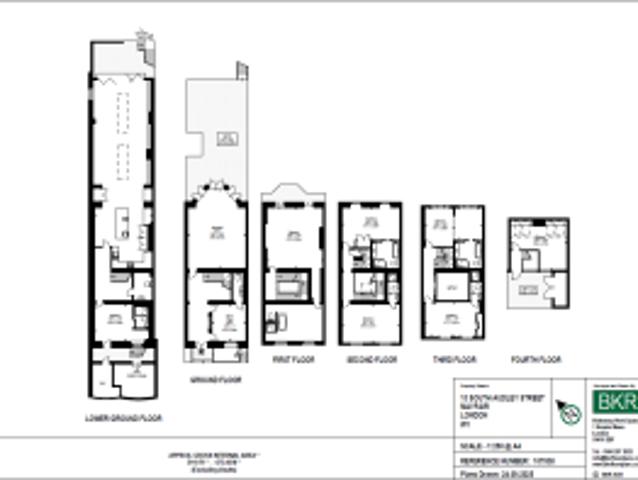 Terraced house for sale in South Audley Street, London, W1K