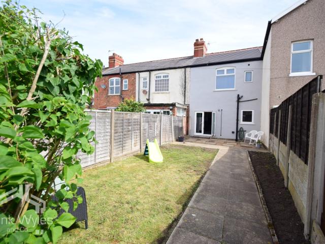 Terraced house in Curzon Road, Lytham St. Annes, Lancashire