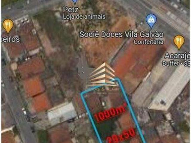 Terreno Na Vila Galvão a Venda com 1000 m2 Guarulhos/SP