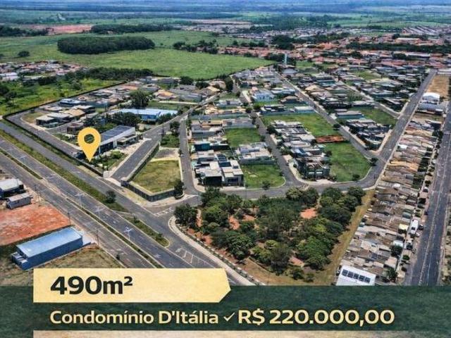 Terreno no Condomínio Residencial D&apos  Italia em Bady Bassitt