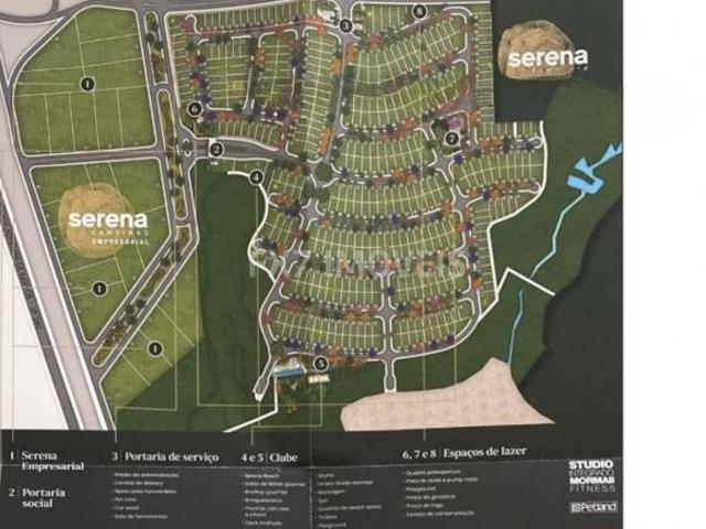 Terreno no Residencial Serena Campinas