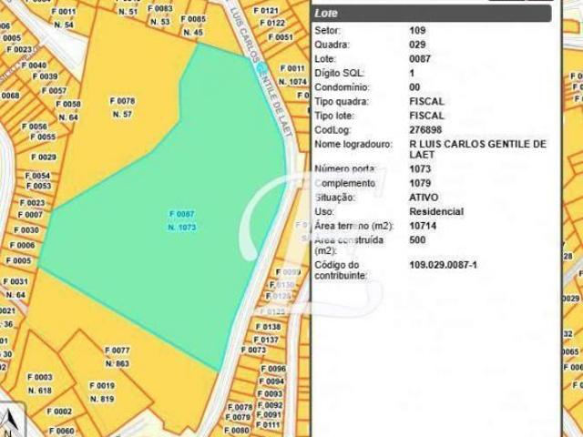Terreno à venda, 10700 m² por R$ 22.000.000,00 Horto Florestal São Paulo/SP