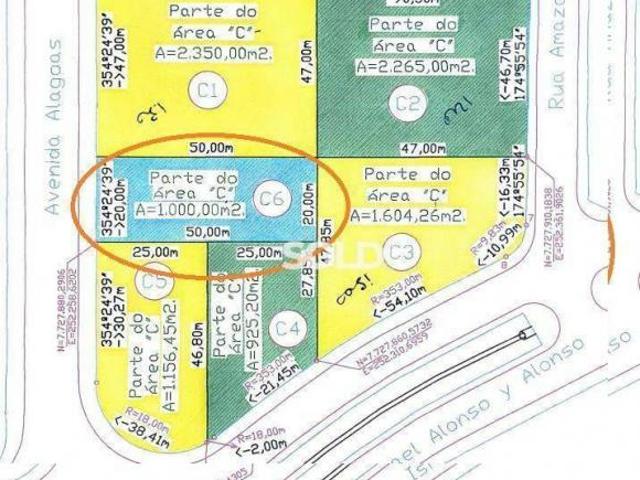 Terreno à venda, 1000 m² por R$ 1.400.000,00 Jardim Paulista Franca/SP