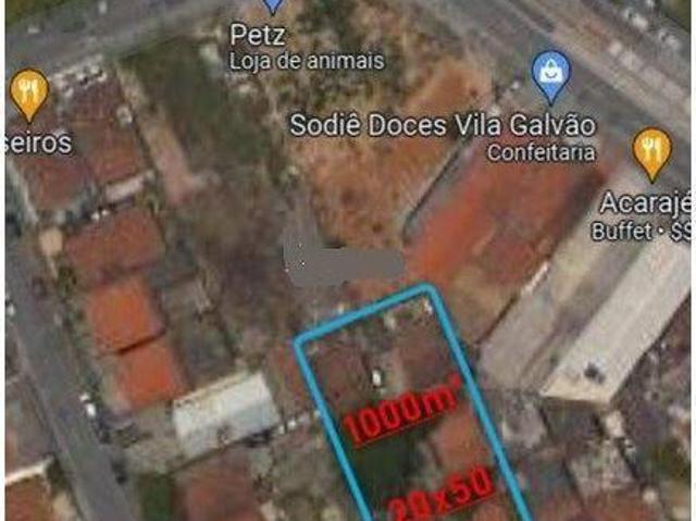 Terreno à venda, 1000 m² por R$ 3.000.000,00 Vila Galvão Guarulhos/SP
