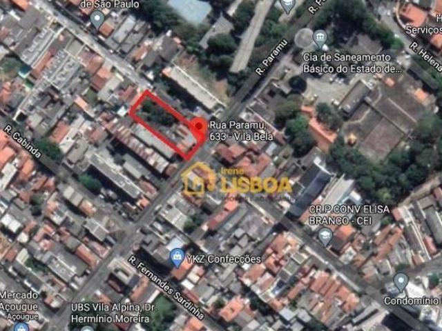 Terreno à venda, 1100 m² por R$ 3.300.000,02 Vila Alpina São Paulo/SP