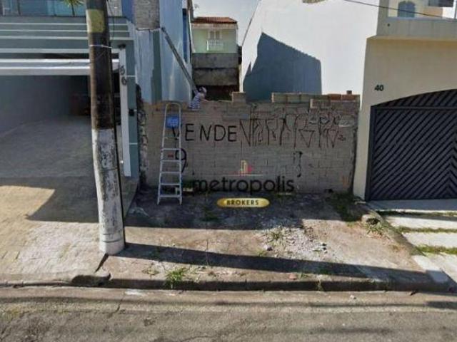 Terreno à venda, 125 m² por R$ 274.000,00 Jardim Las Vegas Santo André/SP