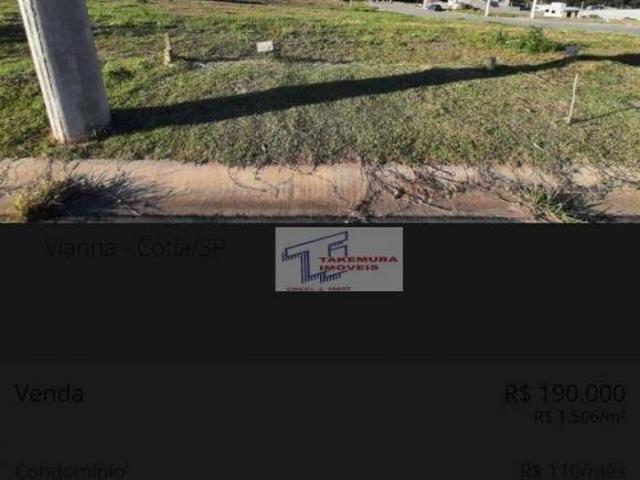 Terreno à venda, 126 m² por R$ 139.000 Lageadinho Cotia/SP