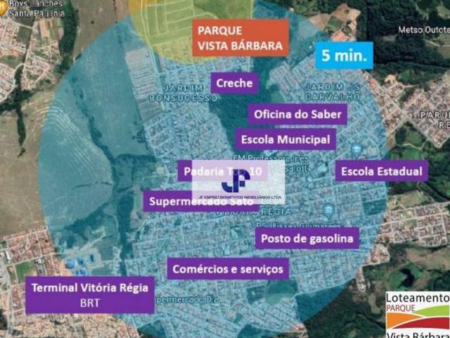 Terreno à venda, 154 m² por R$ 149.380,00 Pq. Vista Barbara Sorocaba/SP
