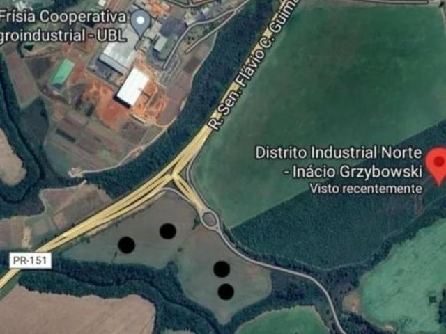 Terreno a venda 208.000 mil m², em polo Industrial, 10 km do centro de Ponta Grossa PR