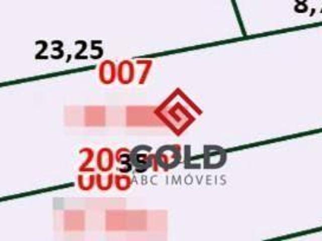 Terreno à venda, 209 m² por R$ 480.000,00 Utinga Santo André/SP