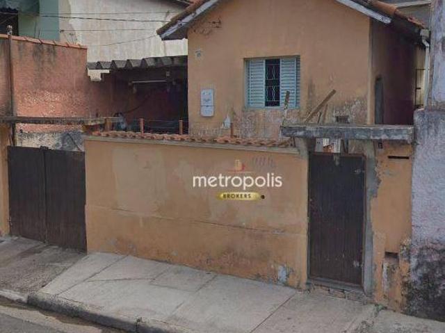 Terreno à venda, 225 m² por R$ 378.000,00 Vila Tibiriçá Santo André/SP