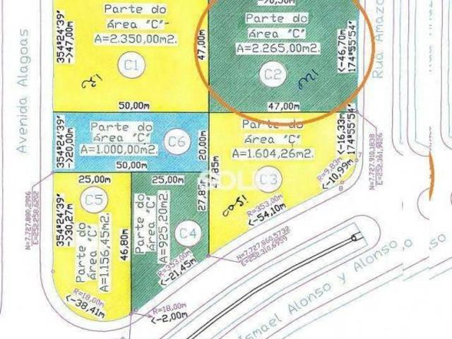 Terreno à venda, 2265 m² por R$ 3.170.000,00 Jardim Paulista Franca/SP