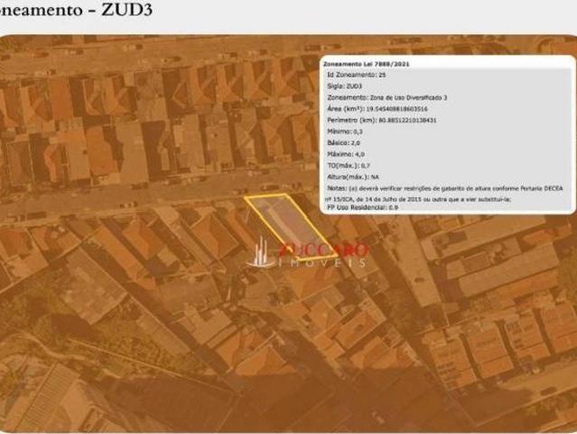 Terreno à venda, 223 m² por R$ 600.000,00 Vila Augusta Guarulhos/SP