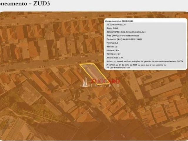 Terreno à venda, 223 m² por R$ 600.000,00 Vila Augusta Guarulhos/SP