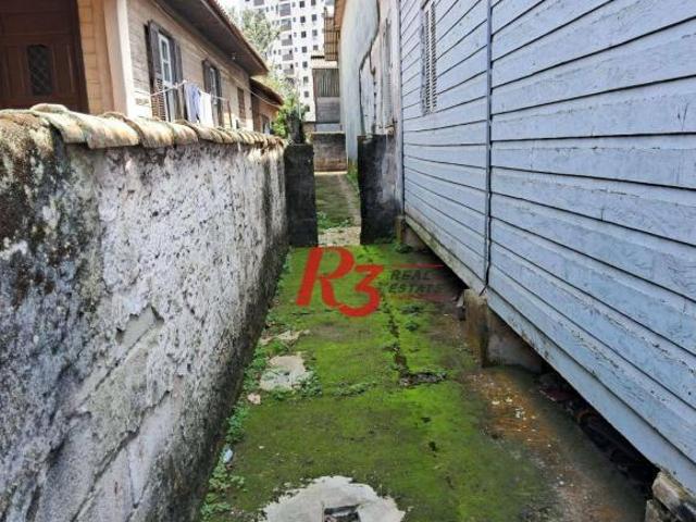 Terreno à venda, 232 m² por R$ 615.000,00 Estuário Santos/SP