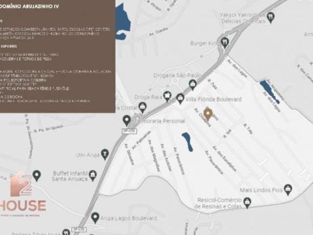 Terreno à venda, 244 m² por R$ 950.000,00 Condomínio Arujazinho IV Arujá/SP