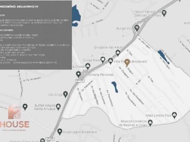 Terreno à venda, 245 m² por R$ 875.000,00 Condomínio Arujazinho IV Arujá/SP
