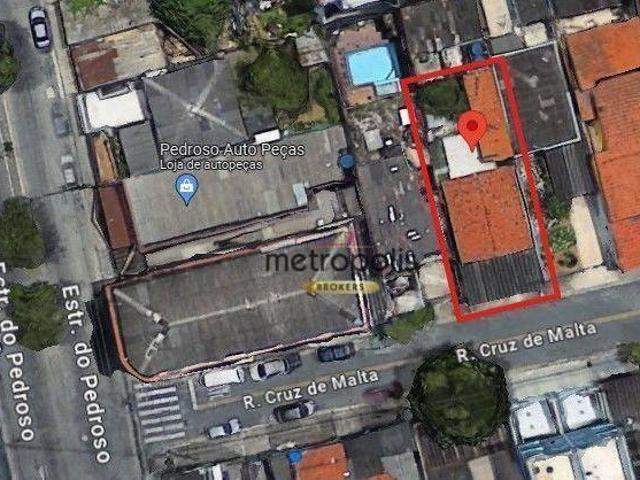 Terreno à venda, 240 m² por R$ 550.000,00 Jardim Santo André Santo André/SP