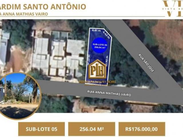 Terreno à venda, 250 m² por R$ 176.000,00 Jardim Santo Antônio Atibaia/SP