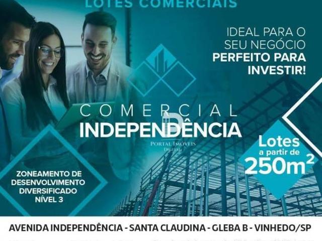 Terreno à venda, 250 m² por R$ 500.000,00 Santa Claudina Vinhedo/SP