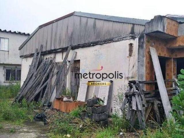 Terreno à venda, 250 m² por R$ 600.000,00 Parque Erasmo Assunção Santo André/SP