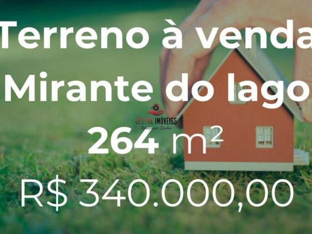 Terreno à venda, 264 m² por R$ 340.000,00 Condomínio Mirante do Lago Uberlândia/MG