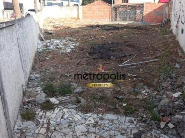 Terreno à venda, 267 m² por R$ 501.000,00 Parque das Nações Santo André/SP