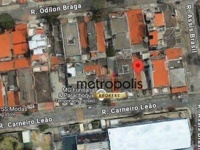 Terreno à venda, 260 m² por R$ 640.000,00 Vila Scarpelli Santo André/SP