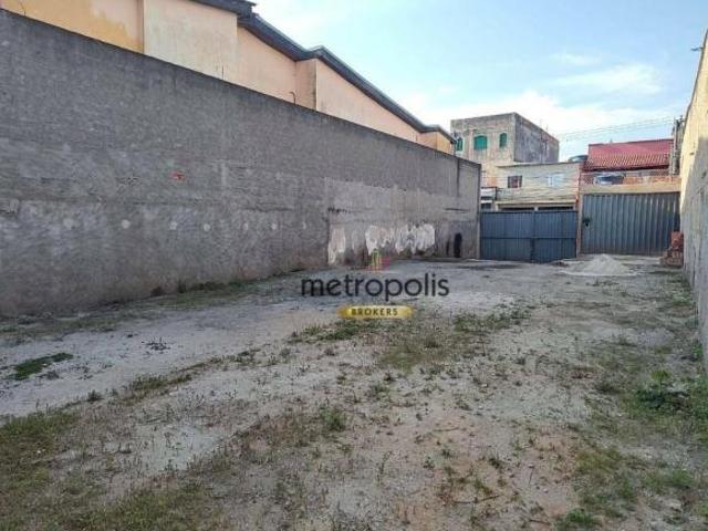 Terreno à venda, 280 m² por R$ 685.000,00 Vila Palmares Santo André/SP