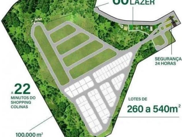 Terreno à venda 305M², Chácara Santa Rosa, Caçapava SP | Ecopark Sunset