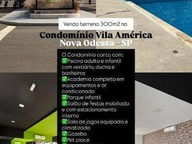 Terreno à venda, 300 m² por R$ 235.000 Campo Belo Nova Odessa/SP