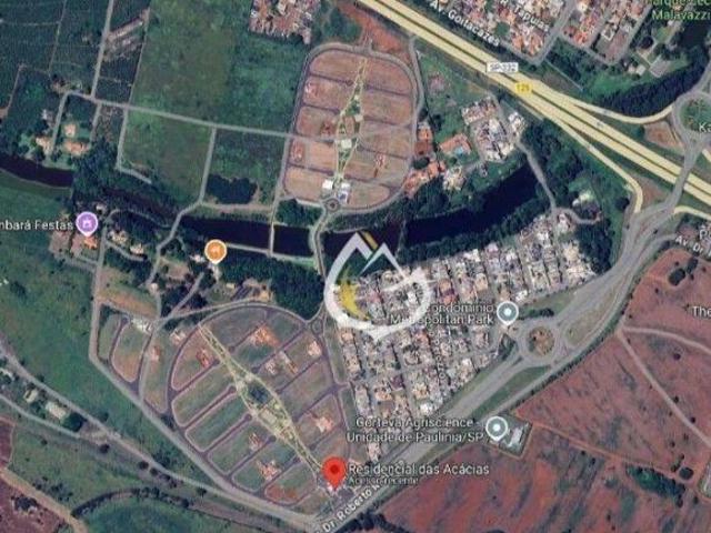 Terreno à venda, 300 m² por R$ 399.000,00 Residencial das Acácias Paulínia/SP