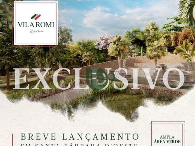 Terreno à venda, 300 m² por R$ 450.000,00 Vila Romi Santa Bárbara D&apos Oeste/SP
