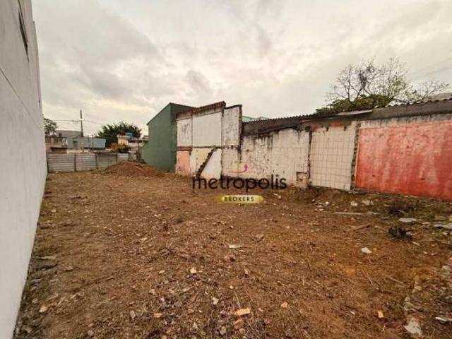 Terreno à venda, 300 m² por R$ 801.000,00 Jardim Stetel Santo André/SP