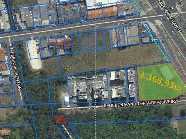Terreno à venda, 3368 m² por R$ 4.400.000,00 Uberaba Curitiba/PR