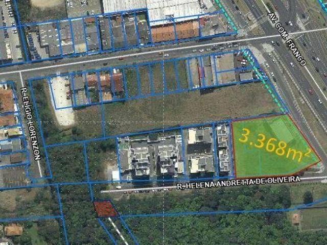 Terreno à venda, 3368 m² por R$ 4.640.000,00 Uberaba Curitiba/PR