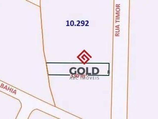 Terreno à venda, 330 m² por R$ 650.000,00 Parque Oratório Santo André/SP