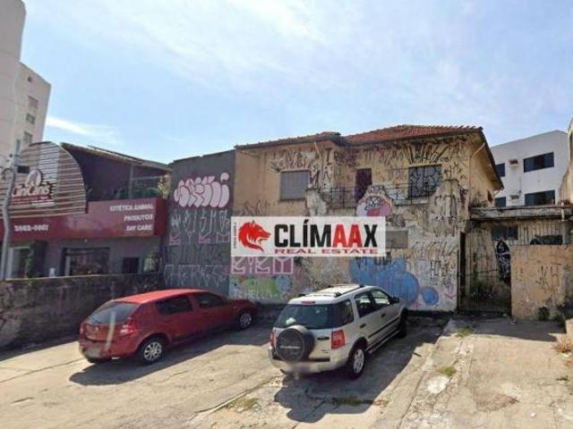 Terreno Comercial em Alto da Lapa com 346 m² Zona Oeste SP