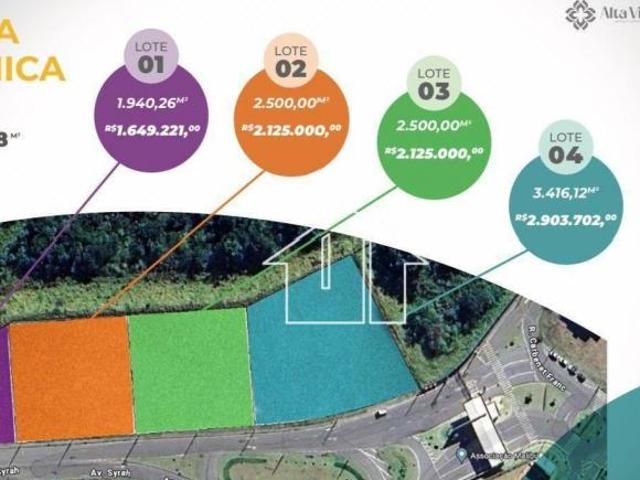 Terreno à venda, 3416 m² por R$ 2.903.702,00 Alta Vista Caçapava/SP