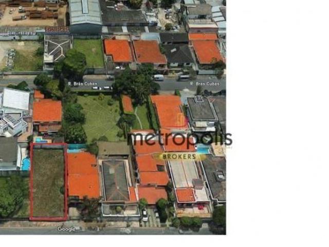 Terreno à venda, 360 m² por R$ 1.350.000,00 Jardim São Caetano São Caetano do Sul/SP